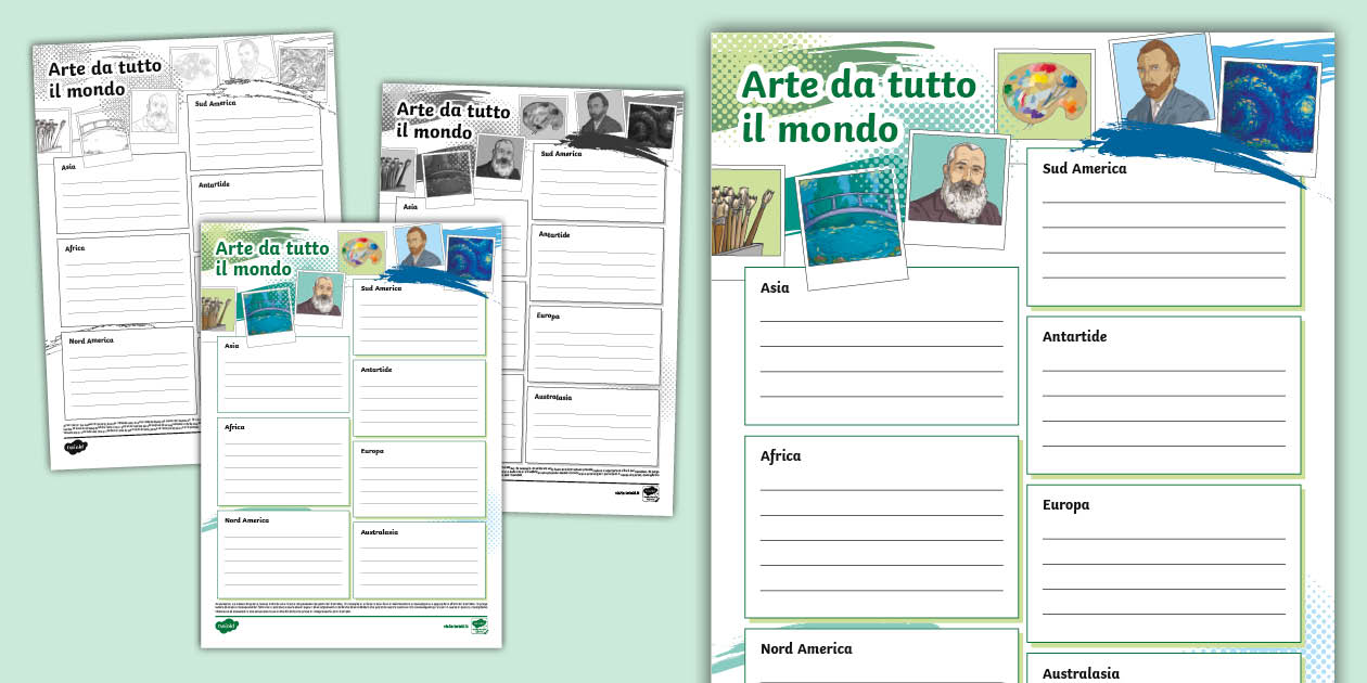 Modello di scheda informativa: Arte da tutto il mondo