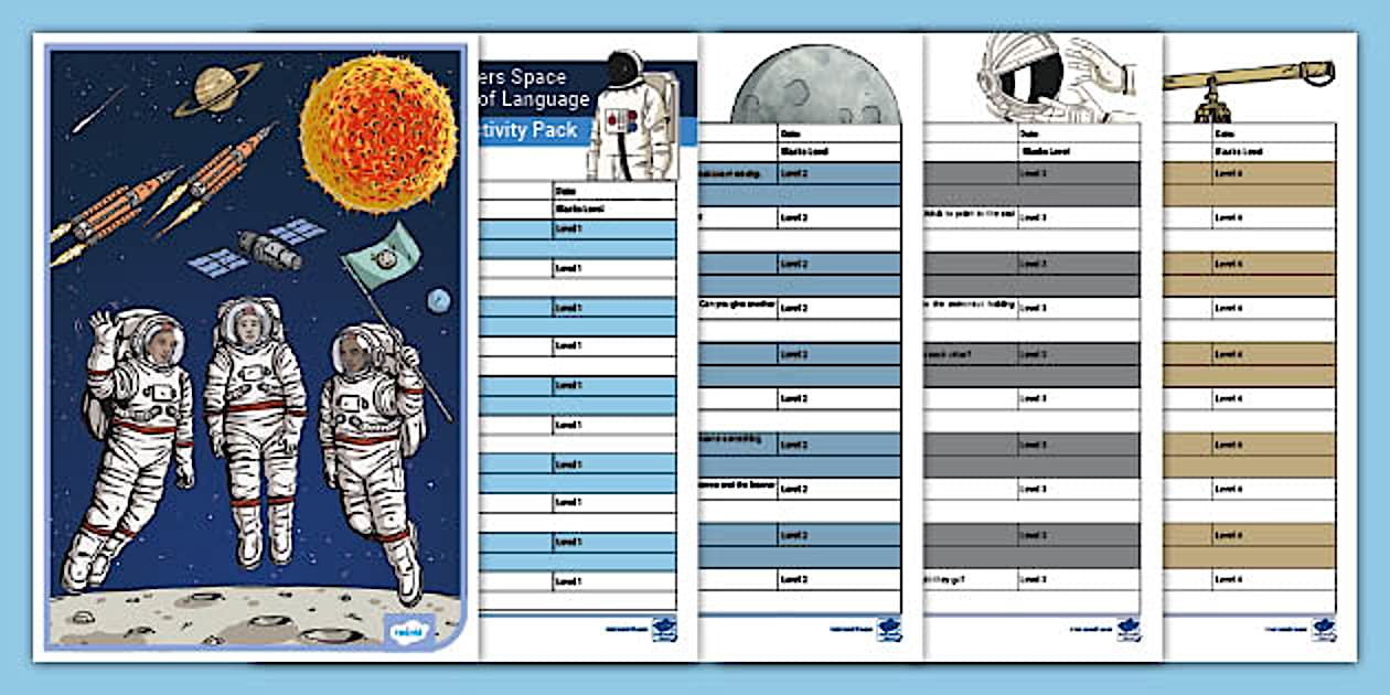 Space: Blanks Levels 1- 4 Activity Pack for Older Learners