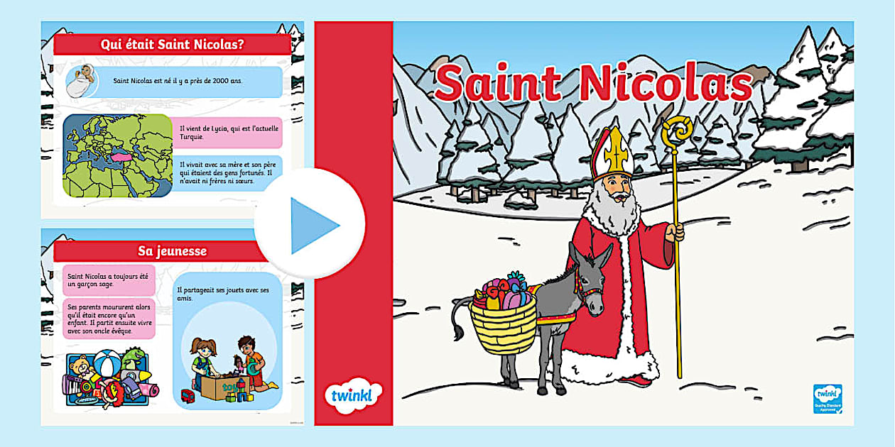 Powerpoint : Qui était Saint Nicolas ? (Teacher-Made)