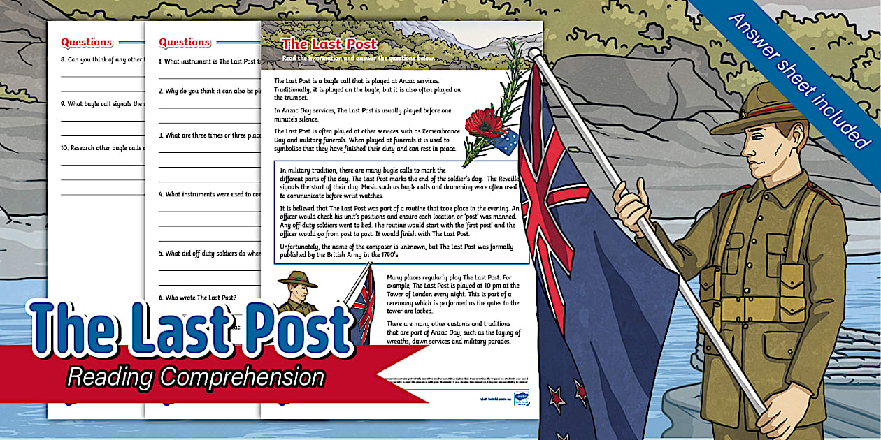 The Last Post Reading Comprehension