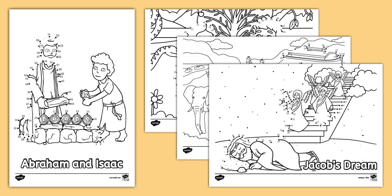 Bible Stories- Genesis Connect the Dots Activity - Twinkl