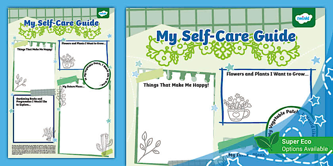 My Self-Care Guide: Gardening-Themed (teacher made) - Twinkl