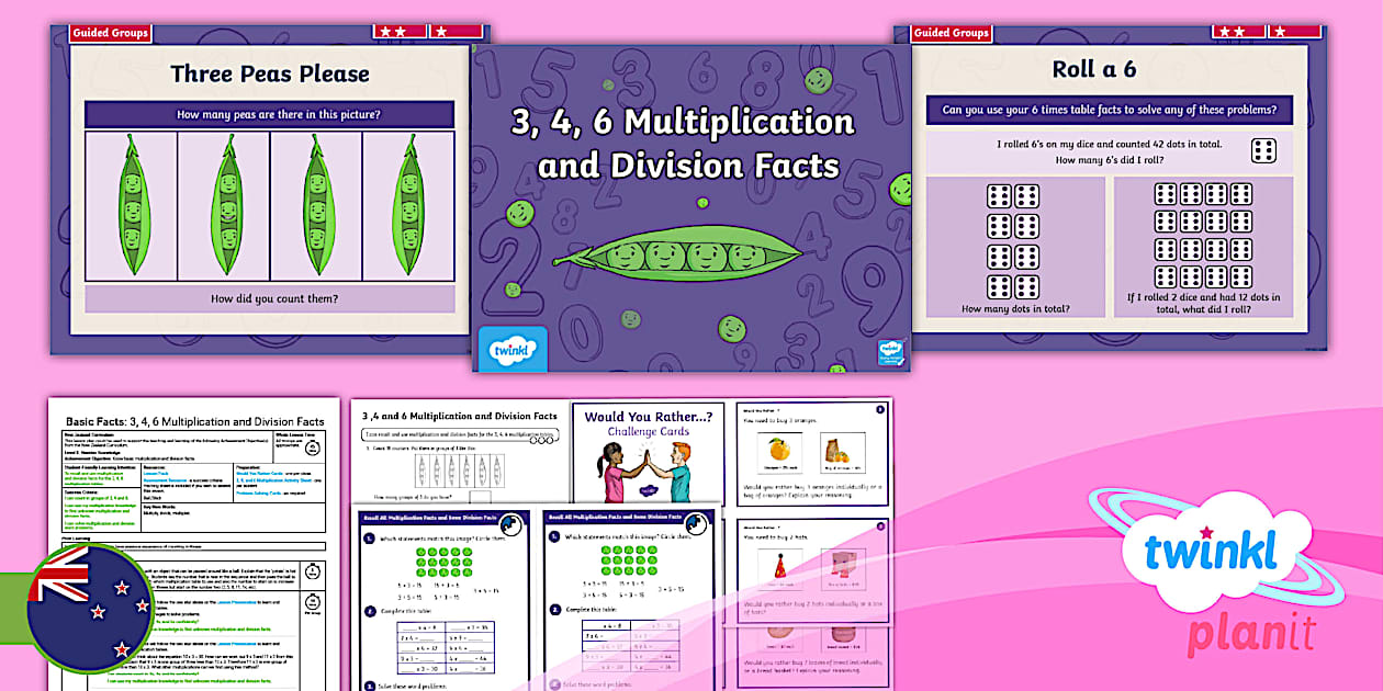 Level 3 Basic Facts: Recall All Multiplication Facts and Some Division ...