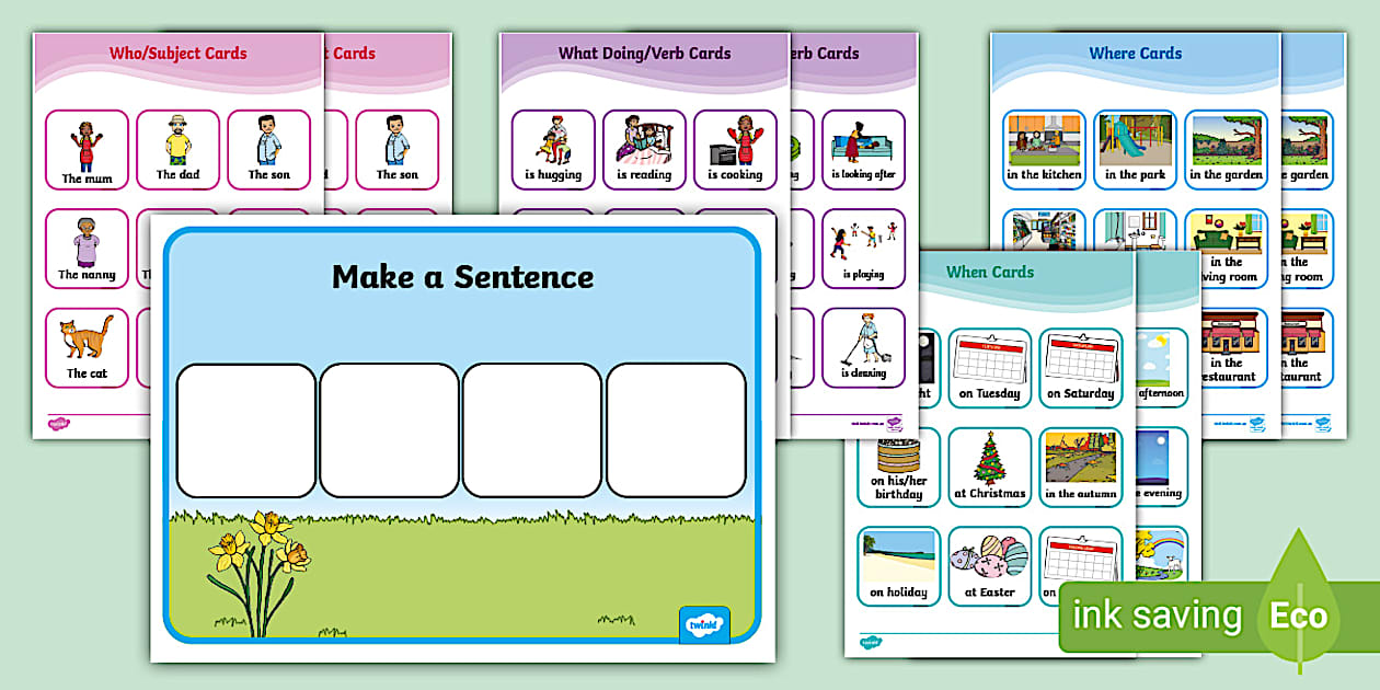 Mother's Day Make a Sentence (teacher made) - Twinkl