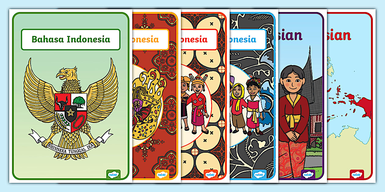 Indonesian Language Book Cover Pack (teacher made) - Twinkl