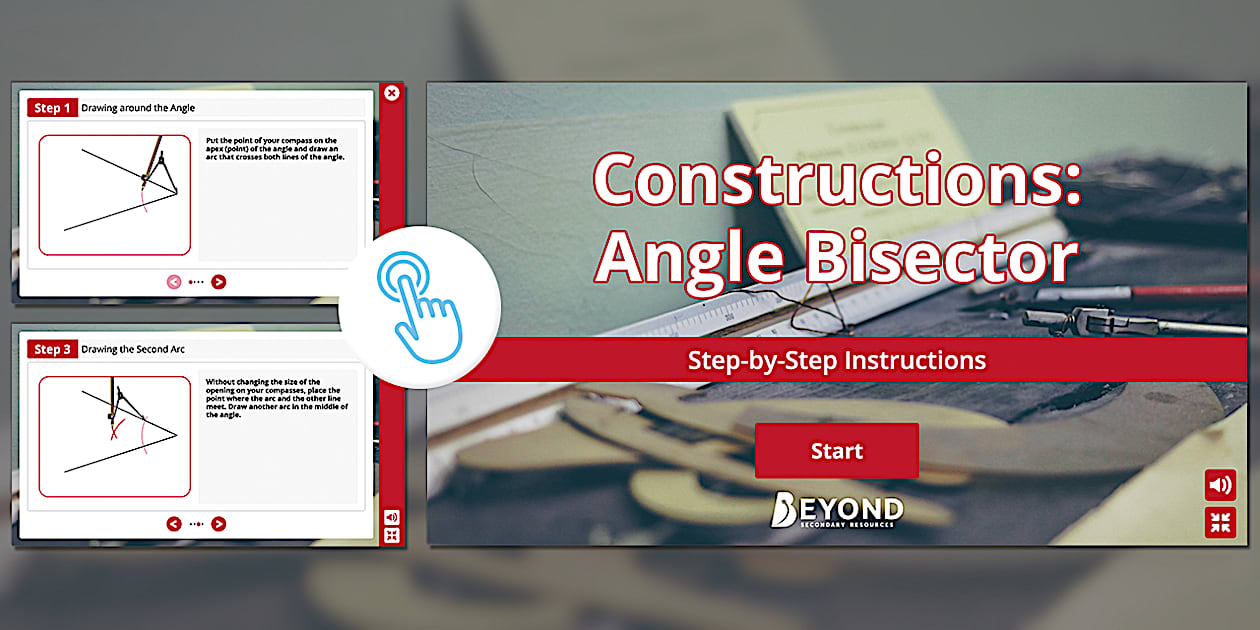 👉 How to Construct an Angle Bisector with a Compass | KS3 Maths