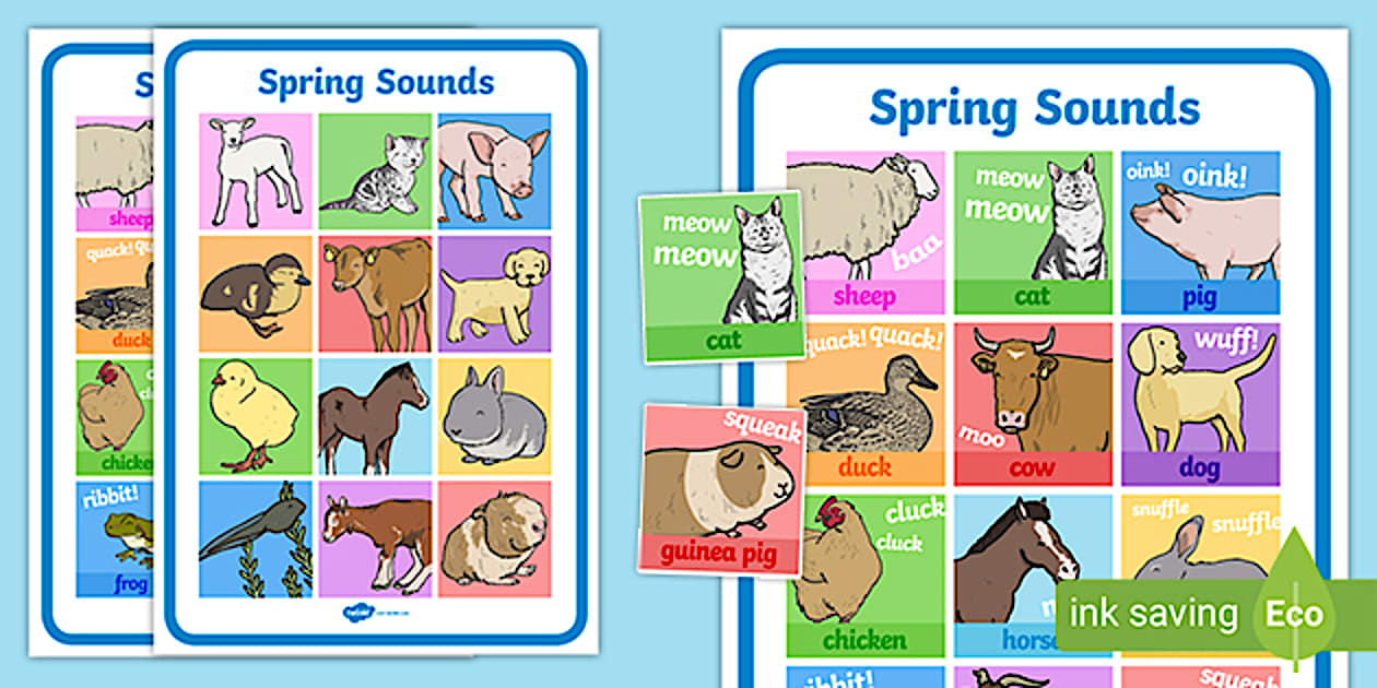 Animal Sounds Worksheet | Sounds (teacher made) - Twinkl