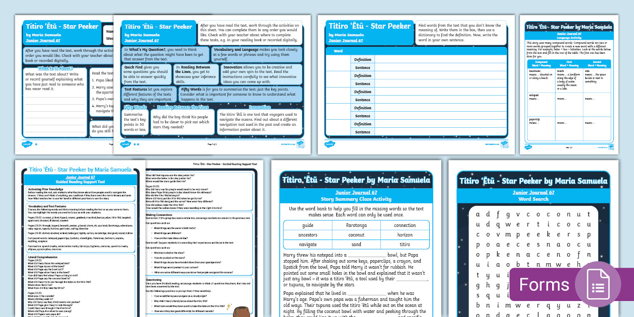 Junior Journal 67 June 2024: Titiro 'Ētū - Star Peeker (Story ...