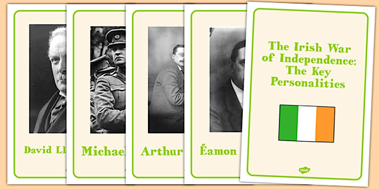 The Irish War of Independence Key Personality Posters