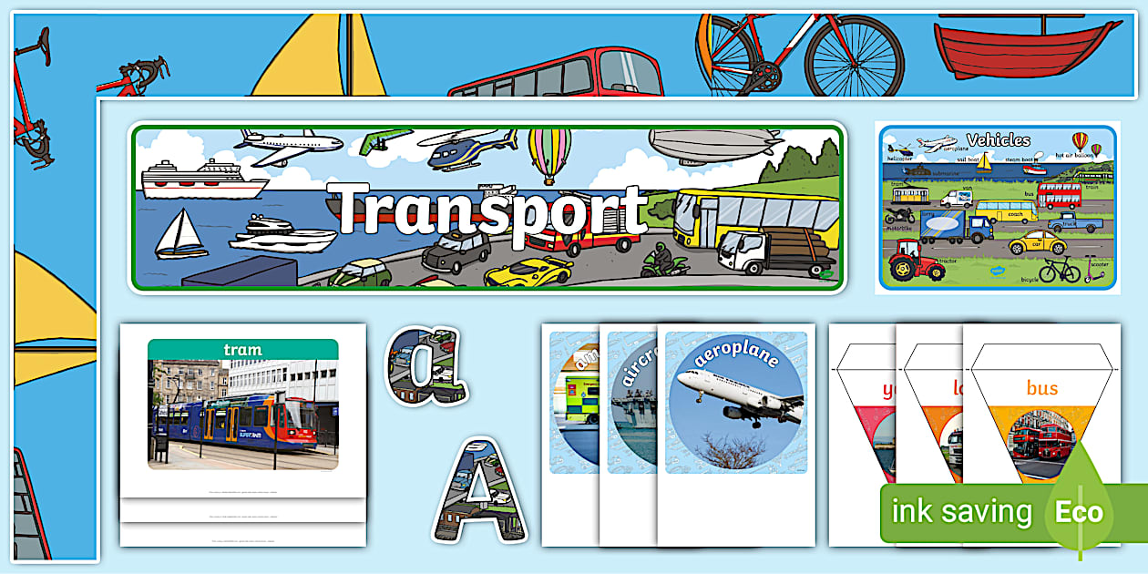 Transport Themed Display - (teacher made) - Twinkl