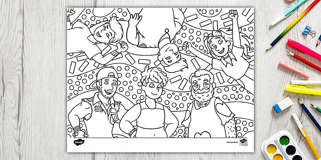 Gender Equality Primary Mindfulness Colouring Page - Twinkl