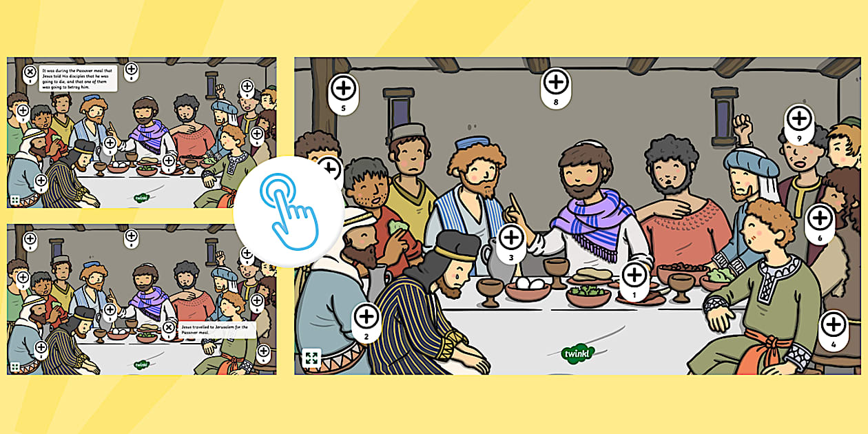 The Last Supper Hotspots Activity | Twinkl Go! - Twinkl