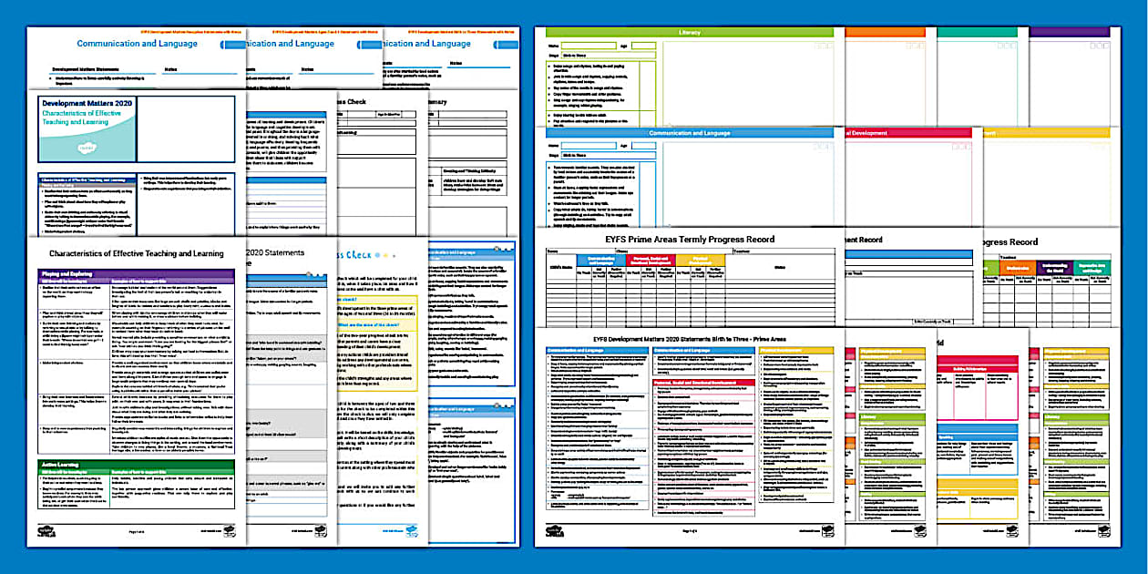 EYFS Birth to Reception Assessment Pack - Twinkl