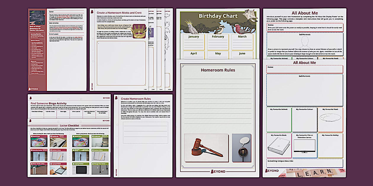 Back to School Homeroom Kit (teacher made) - Twinkl