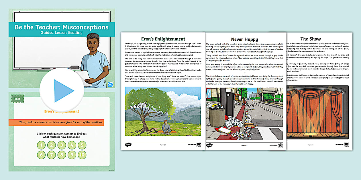 Year 6 SATs Survival: Be the Teacher Misconception Reading