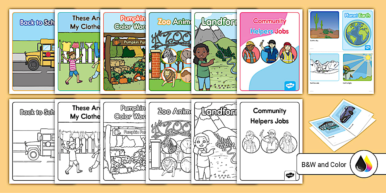 Early Emergent Reader Printable Books | Twinkl USA - Twinkl