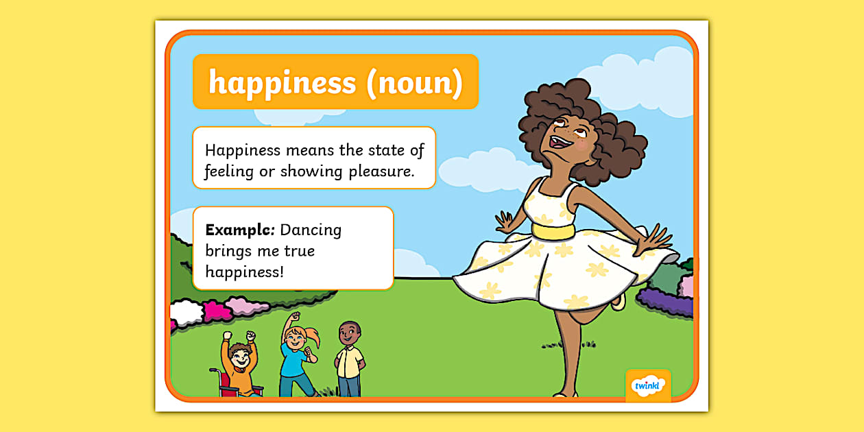 A Sentence with Happiness Display Poster (Teacher-Made)