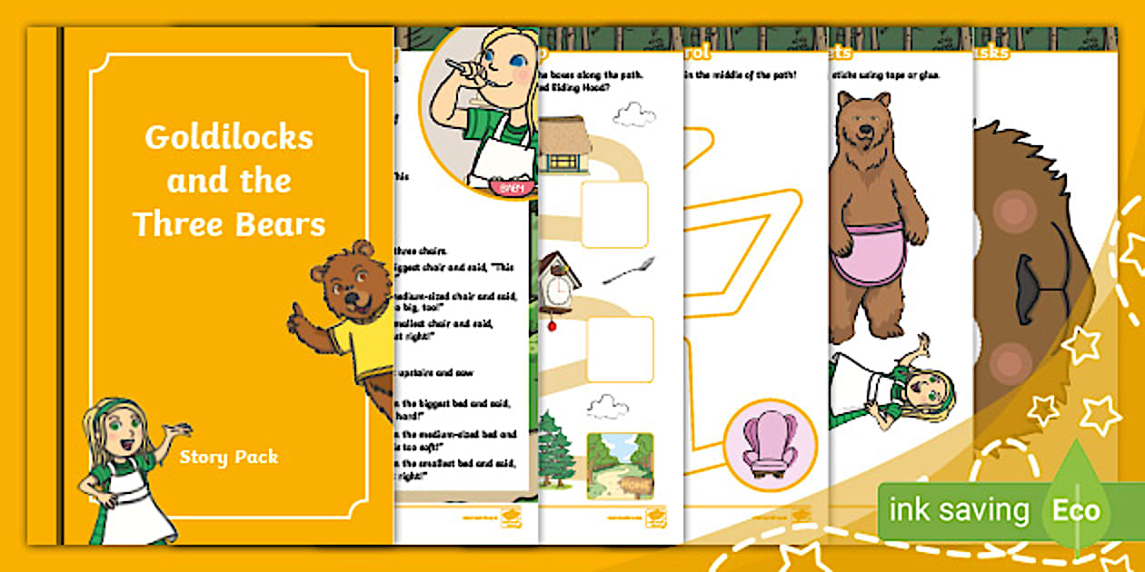 Goldilocks and the Three Bears Story Pack (teacher made)
