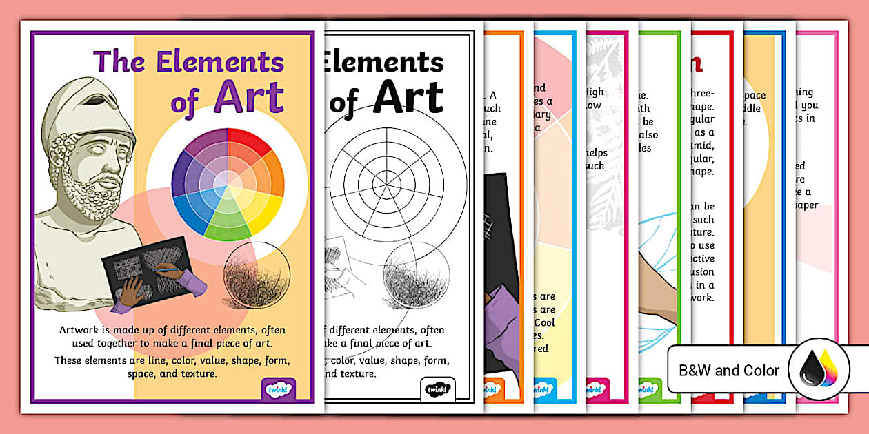 Elements of Art Posters | Educational Resources | Twinkl USA