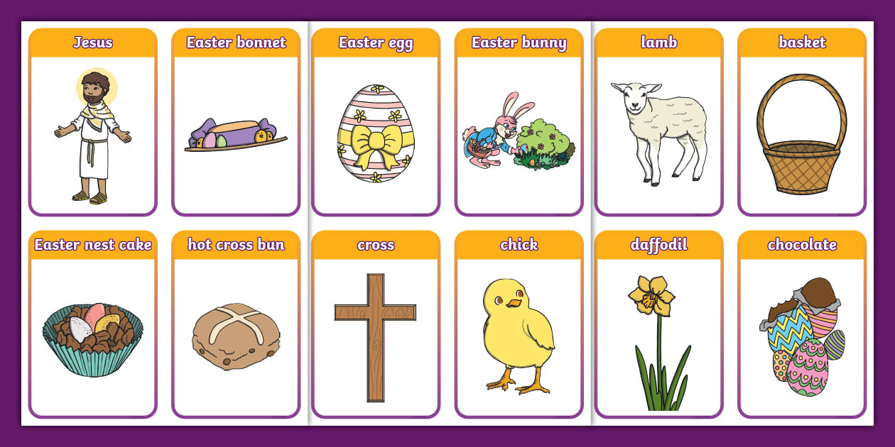 Easter Pairs Matching Game (Teacher-Made) - Twinkl