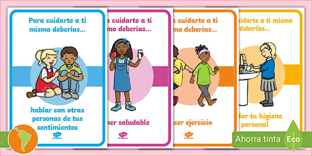Tarjetas: ¿Cómo me cuido?- Guía de trabajo