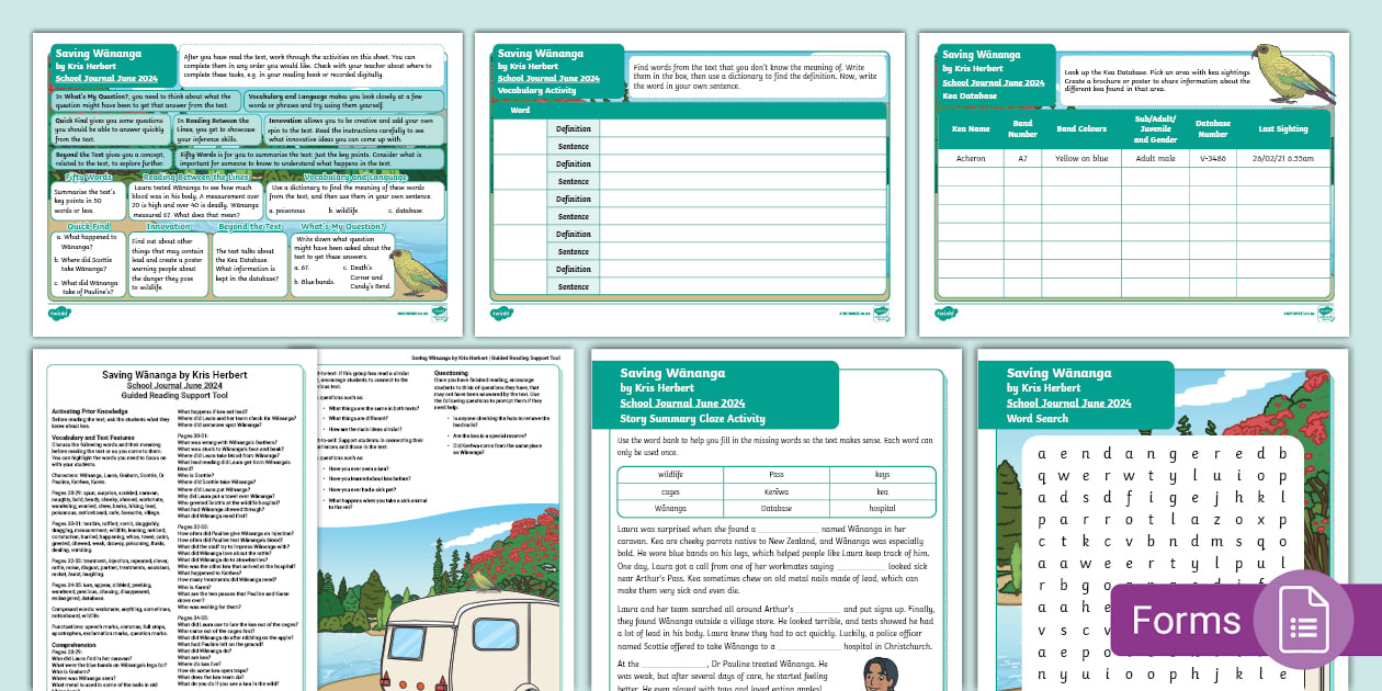 Level 2 June 2024 School Journal: Saving Wānanga (Story Comprehension)