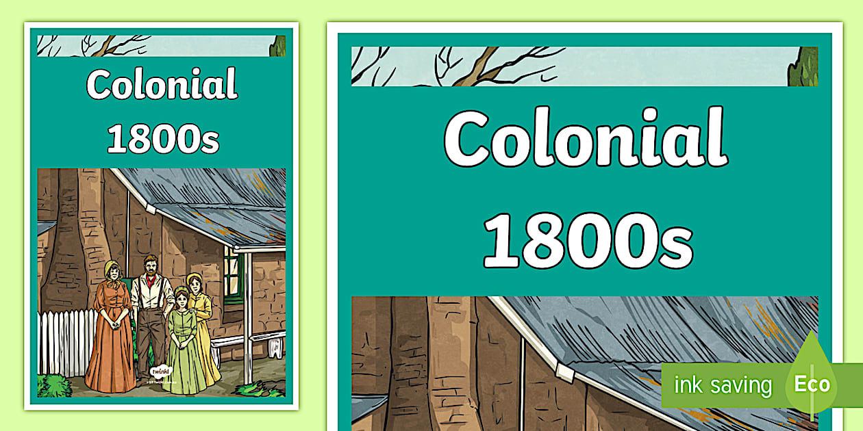 Colonial 1800s Book Cover