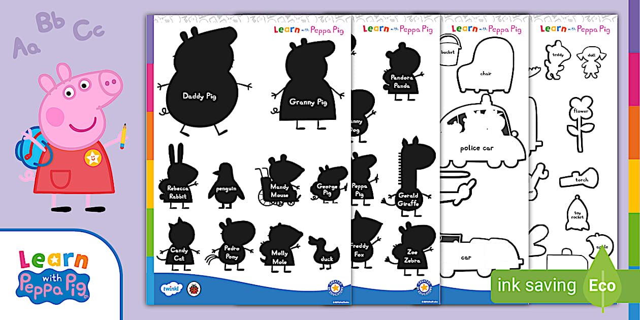 FREE! - Peppa Pig: Shadow Puppets Resource Pack - Twinkl