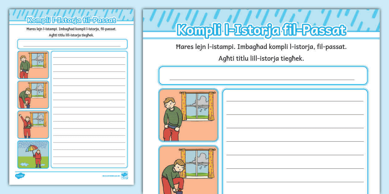 Il-Grammatika l Kompli l-Istorja fil-Passat l Twinkl