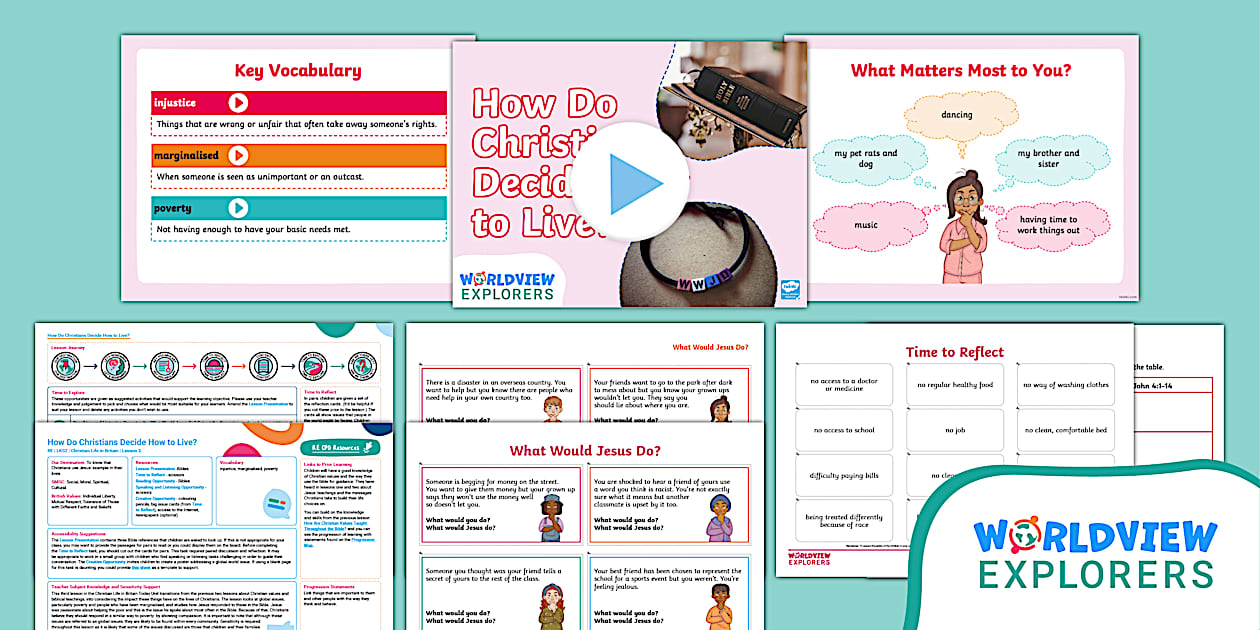 RE: Christian Life in Britain: LKS2 Lesson Pack 3 - Twinkl
