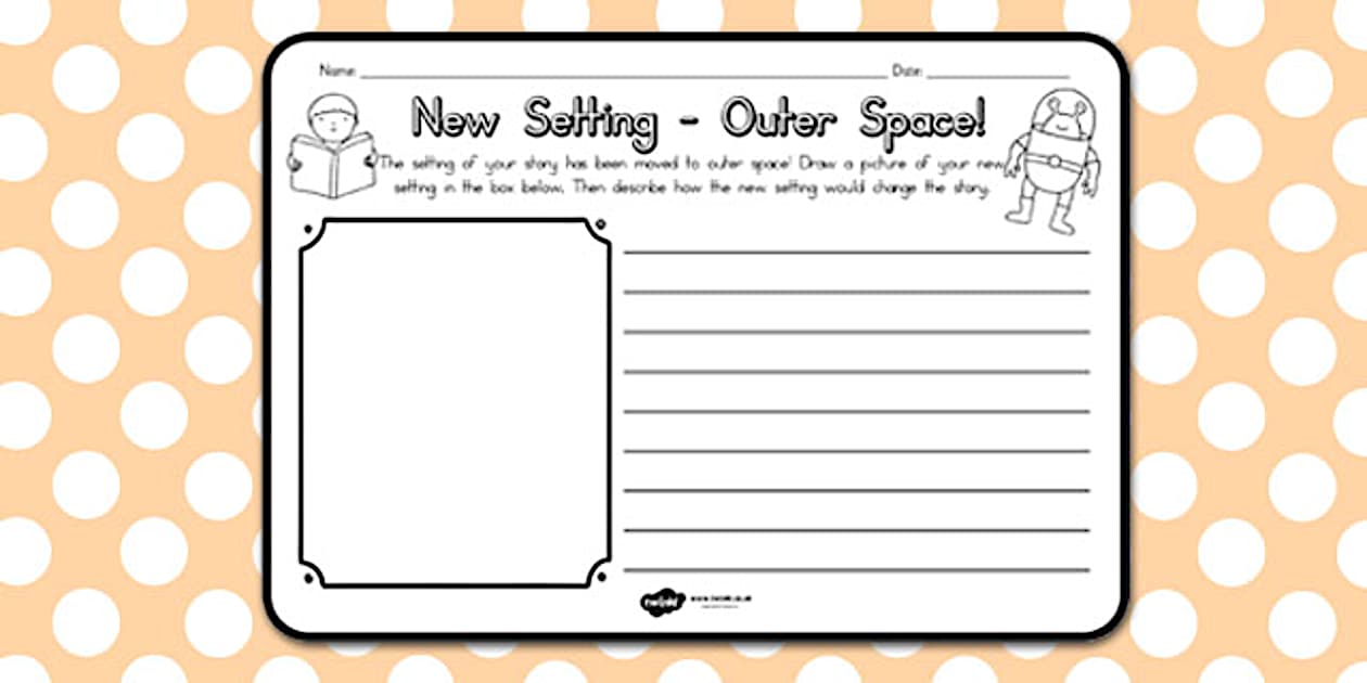New Setting Outer Space Comprehension Worksheet - worksheets