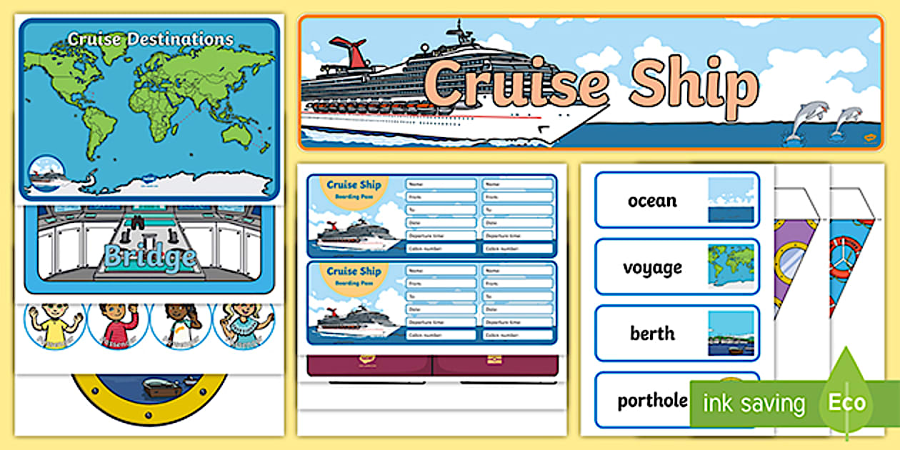 Cruise Ship Role Play Pack (teacher made) - Twinkl
