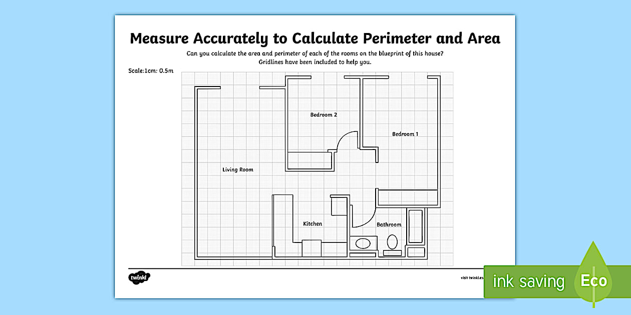 Calculating the Area of a House Worksheet - Design it
