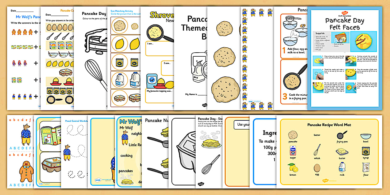 Pancake Day Resource Pack (teacher made) - Twinkl