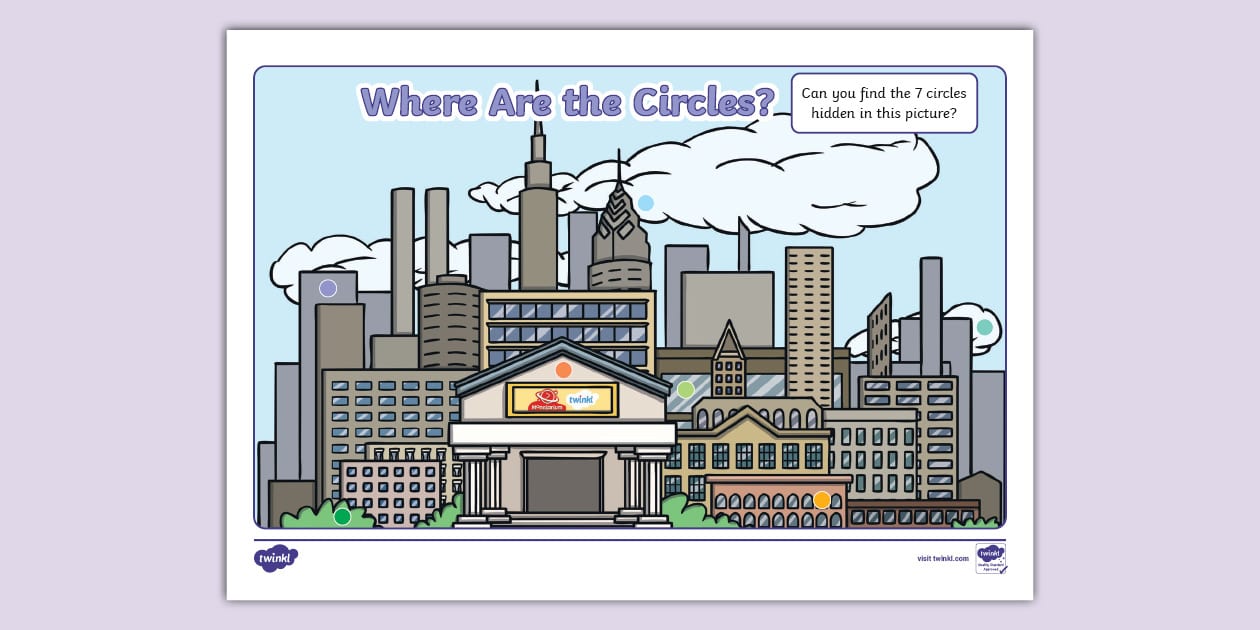 👉 Where's the Circle? I Spy Activity (professor feito)