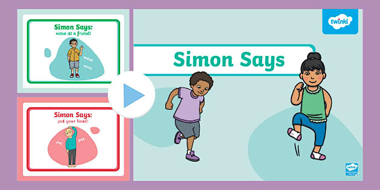 Simon Says PowerPoint (professor feito) - Twinkl