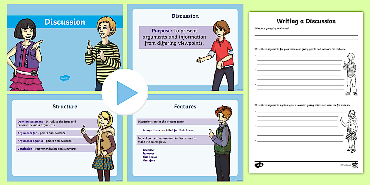 Discussion PowerPoint Pack (Lehrer gemacht) - Twinkl