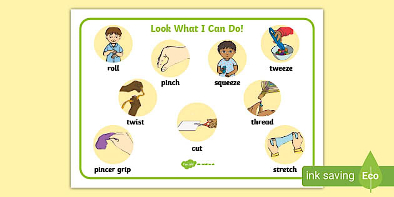 Finger Gym Skills Action Mat (teacher made) - Twinkl
