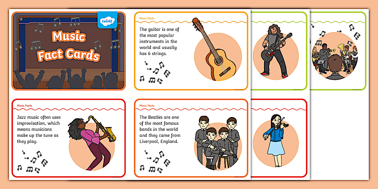 👉 Facts About Music Information Cards