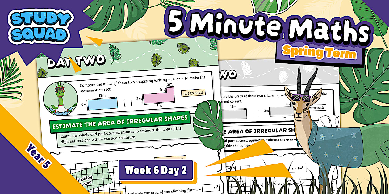 👉 Study Squad 5 Minute Maths - Year 5 Spring - Week 6 Day 2