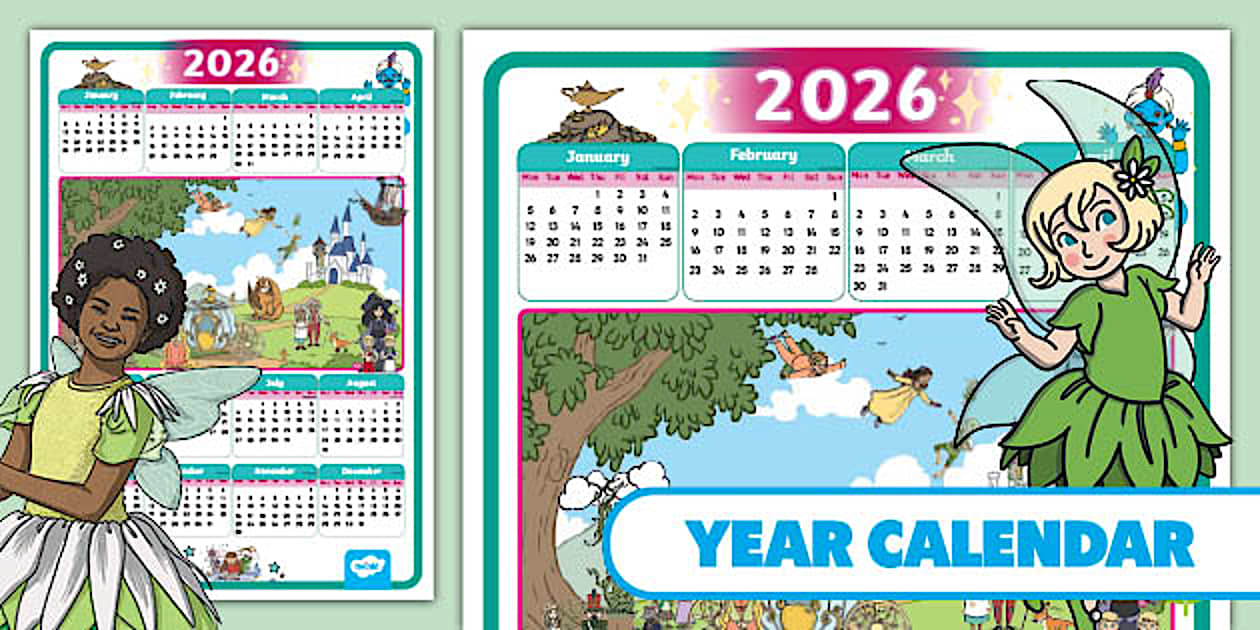 2026 Fairy Tale Calendar