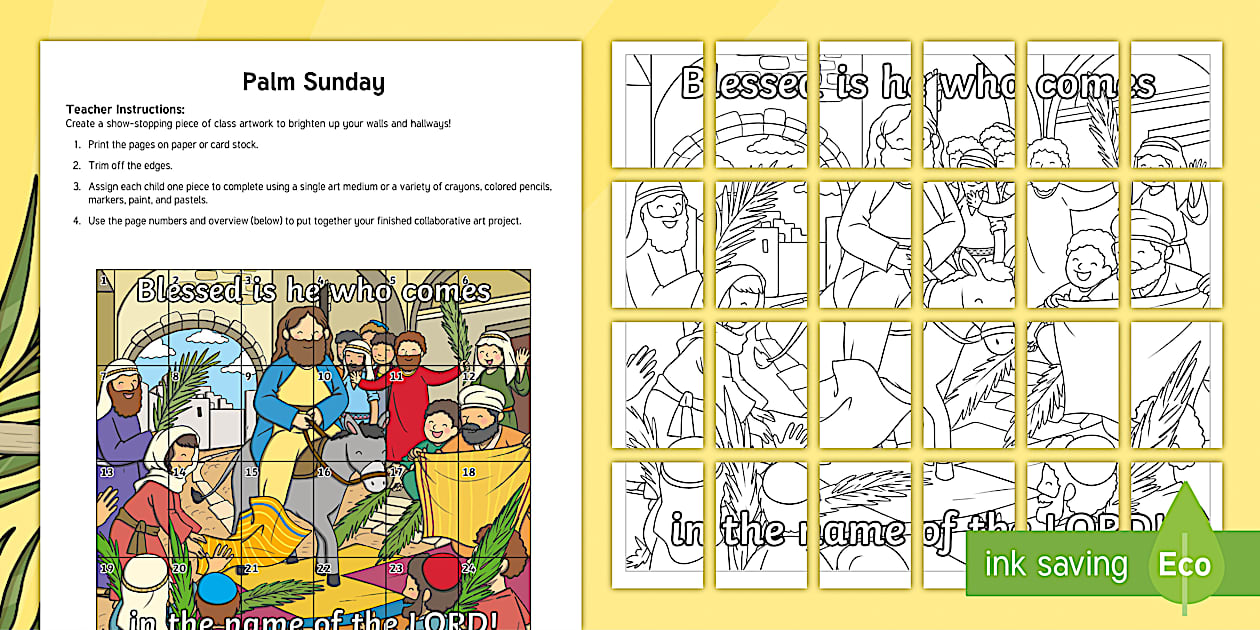 Palm Sunday Art Pack | Educational Resources | Twinkl USA