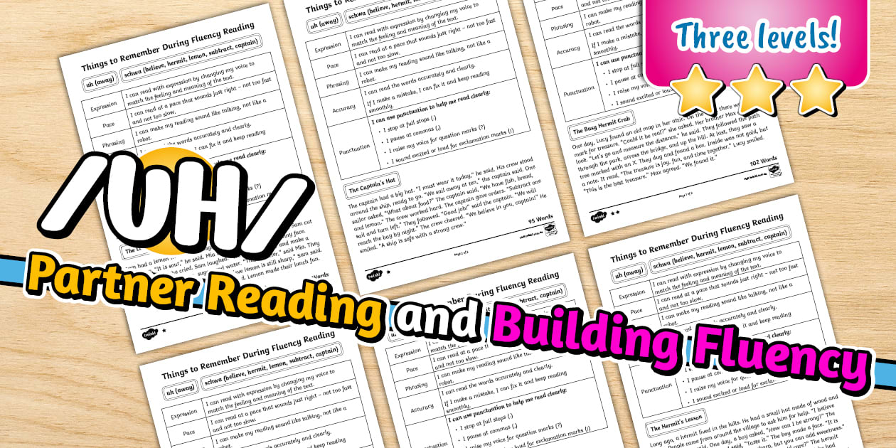Partner Reading and Building Fluency - /UH/