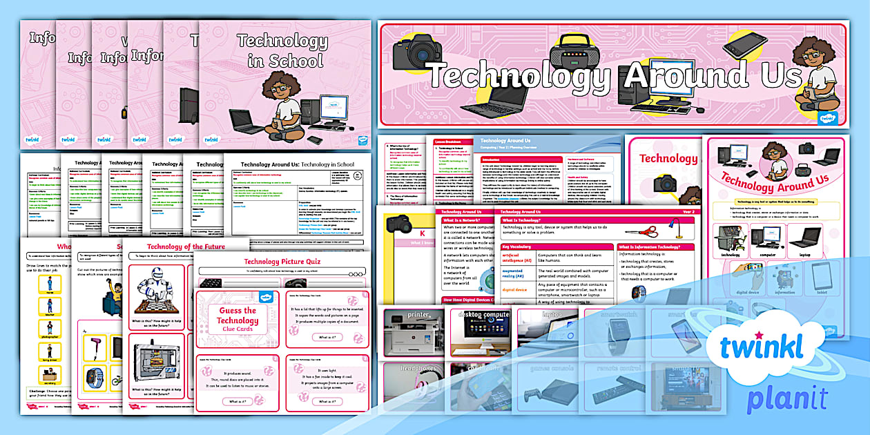 Year 2 Computing - Technology Around Us - Year 2 - Twinkl