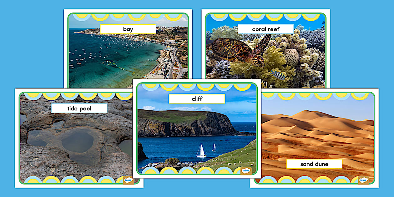 Coastal Features Photos (Teacher-Made) - Twinkl