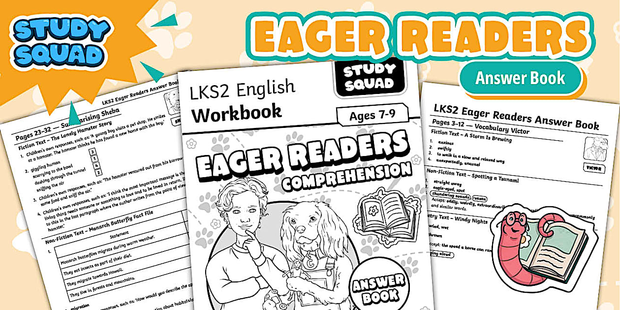 Study Squad LKS2 Eager Readers Comprehension Workbook Answer