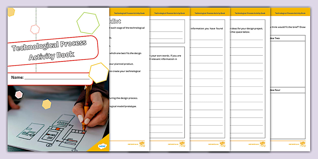 Level 3 and 4 Technological Process Activity Book - Twinkl