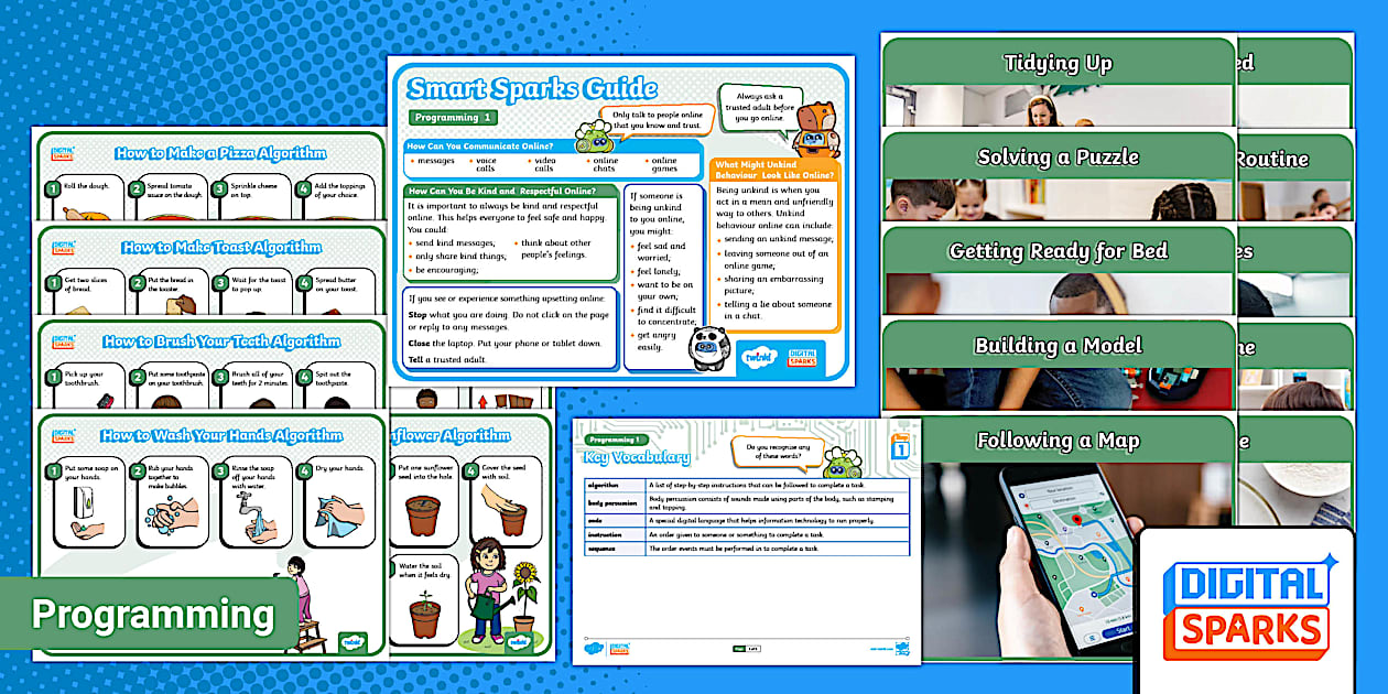 Digital Sparks: Programming 1: Additional Resources - Twinkl