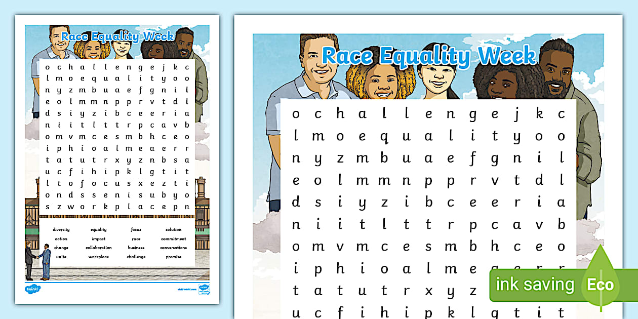 Race Equality Week Word Search - KS2 (teacher made) - Twinkl