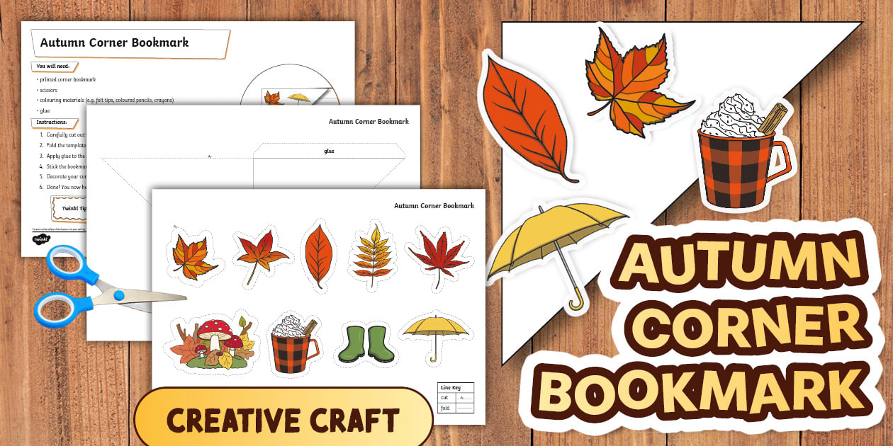 Autumn Corner Bookmark | Twinkl Ireland